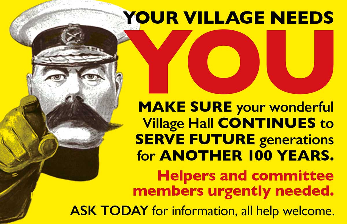Your village needs YOU - Gillingham Village Hall